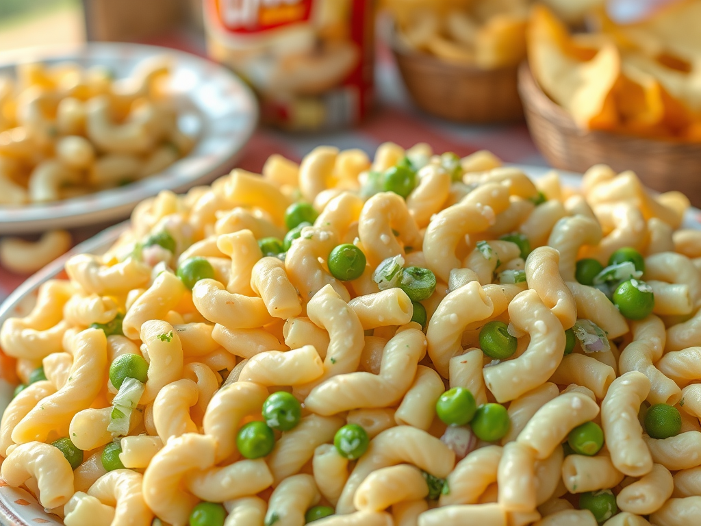 Easy Macaroni Salad for Summer Gatherings – Time Traveling Table